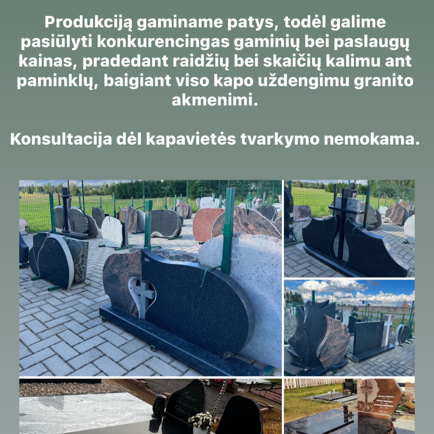 Rokiskiosirena.lt - Kapaviečių tvarkymas