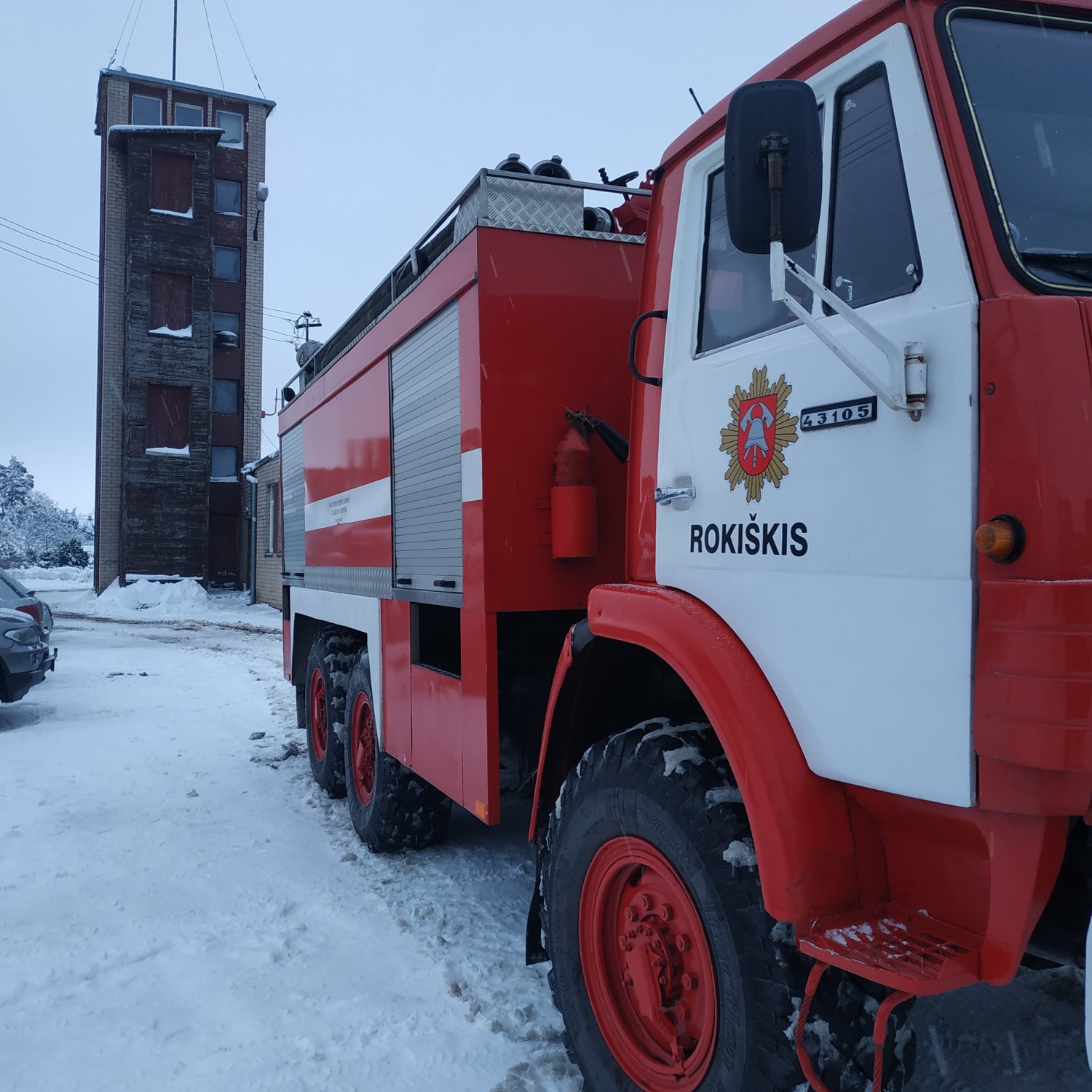Rokiskiosirena.lt - Degė autobusiukas